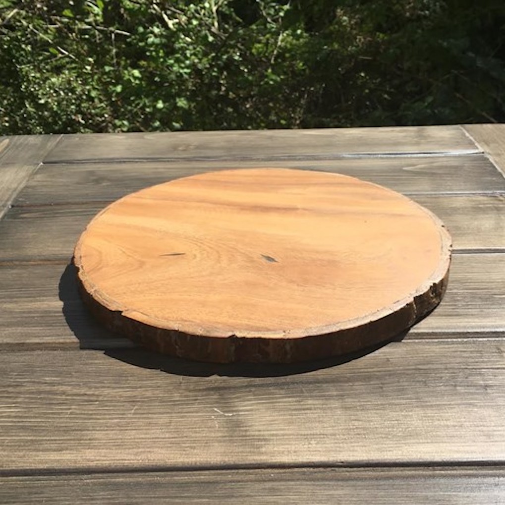 Wood Log Cake Plate Rustic Farm Table Rentals for Weddings & Events ...