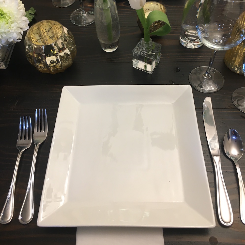 China Plates Rentals for Weddings & Events | Serving Bainbridge, Kitsap ...